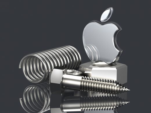 Full set of 3d Apple logos (in oddly conceptual situations) – Norebbo
