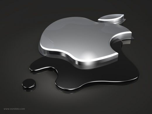 Full set of 3d Apple logos (in oddly conceptual situations) – Norebbo