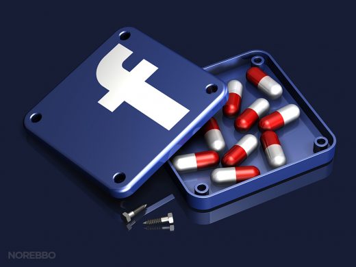 » Full set of high-resolution Facebook logo illustrations