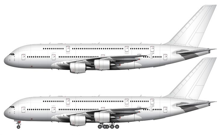 Everytime I see a picture of an A380, the vertical stabilisor just ...