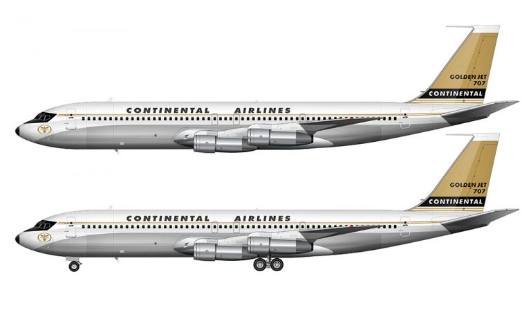 A visual history of the Continental Airlines livery – Norebbo