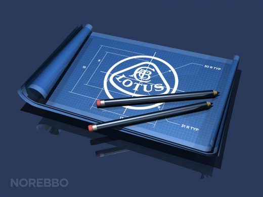 3d illustrations featuring the Lotus logo – Norebbo
