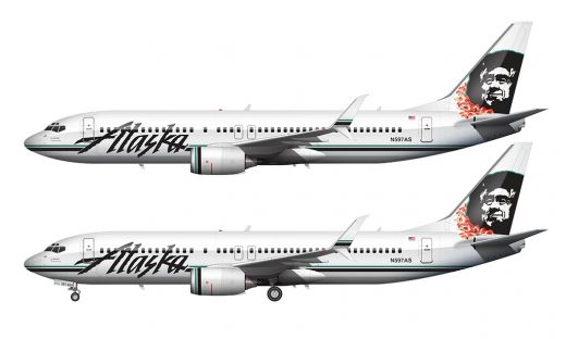 The subtle (yet classy) evolution of the Alaska Airlines livery – Norebbo