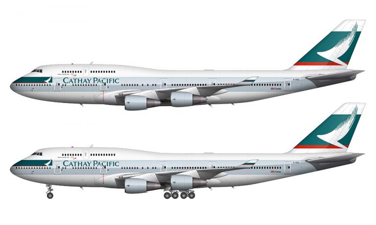 A closer look at the Cathay Pacific livery – Norebbo