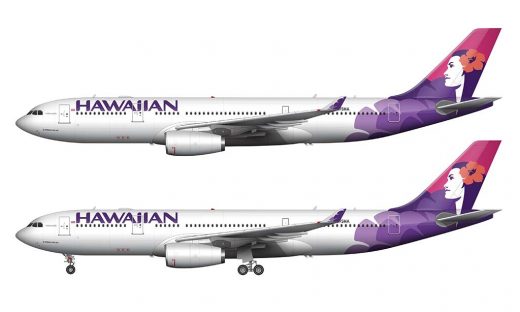 A pictorial history of the Hawaiian Airlines livery – Norebbo