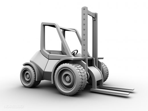 Forklift 3d renderings – Norebbo