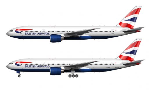 A closer look at the British Airways livery – Norebbo