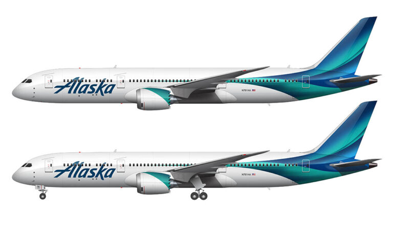 The subtle (yet classy) evolution of the Alaska Airlines livery – Norebbo