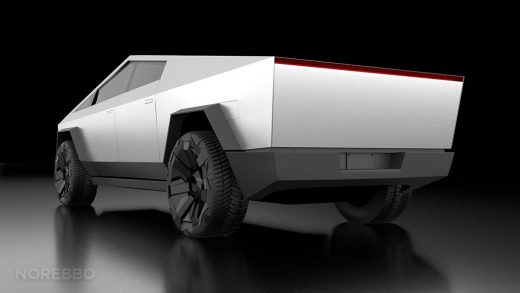 Highly-detailed Tesla Cybertruck 3d model in all of it’s wedged-shaped ...