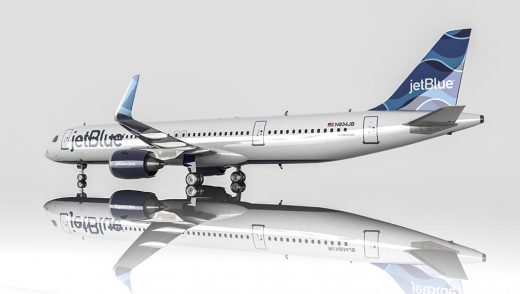 A closer look at the new JetBlue Streamers tail for the A321LR – Norebbo