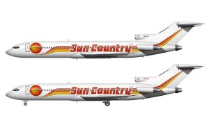 A detailed overview of every Sun Country Airlines livery (1983-present ...