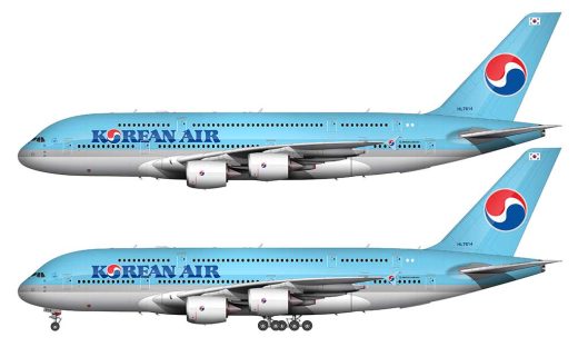 An in-depth overview of the Korean Air livery – Norebbo