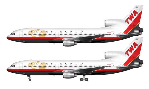 How the final 3 TWA liveries evolved from one to the next – Norebbo