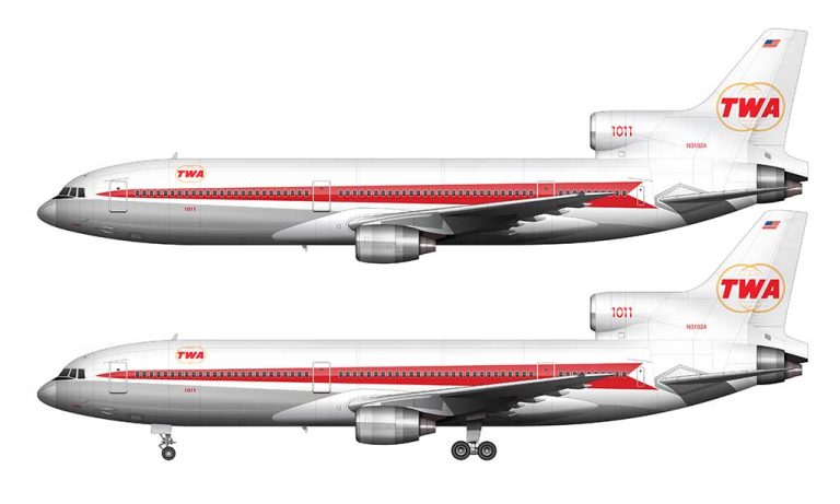 How the final 3 TWA liveries evolved from one to the next – Norebbo