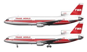 How the final 3 TWA liveries evolved from one to the next – Norebbo
